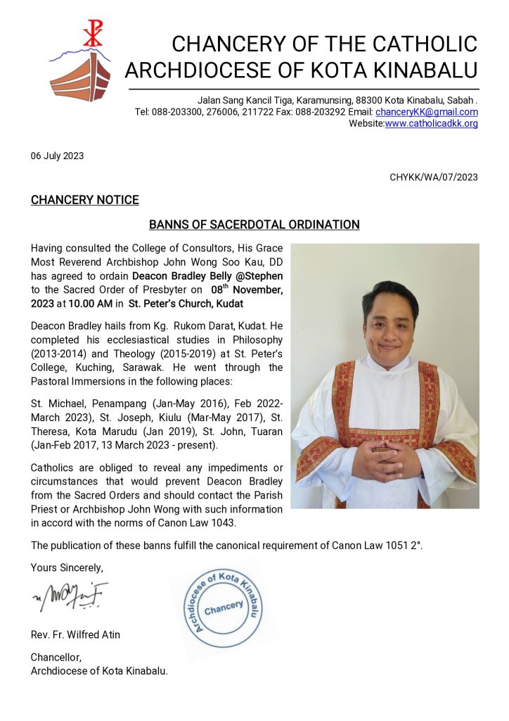 St. Michael's Parish Penampang Website